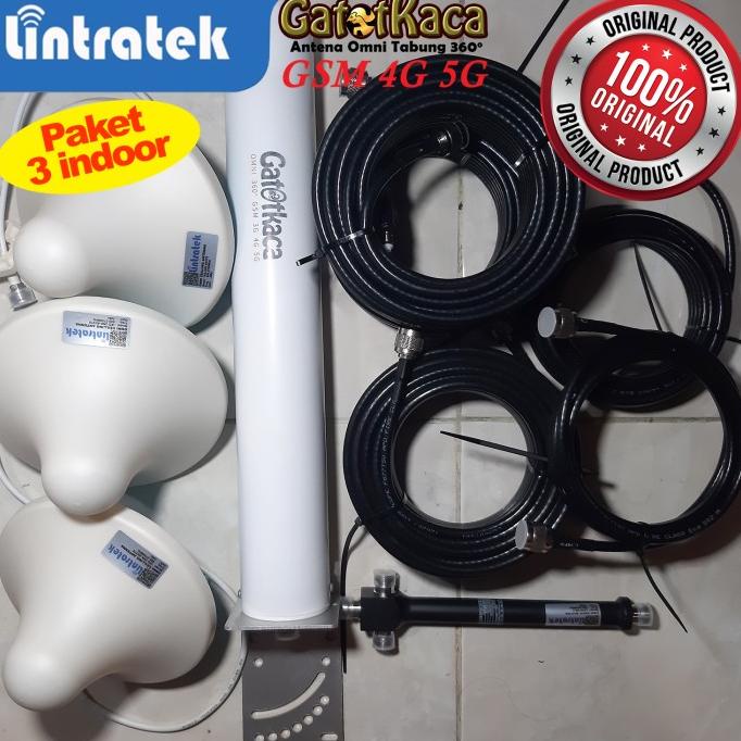 Jual Paket Lengkap Set Antena Tabung 360 Derajat Untuk (3 Indoor) | Shopee Indonesia