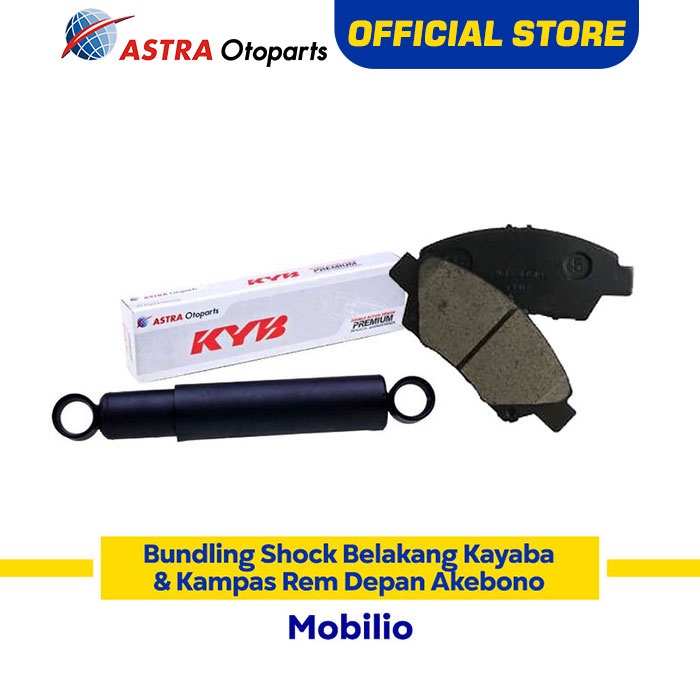 Jual Paket Bundling Shock Belakang Kayaba dan Kampas Rem Depan Akebono ...