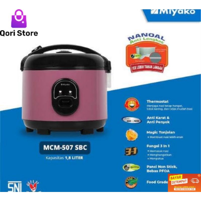 Jual Rice Cooker Miyako MCM-507 SBC | Shopee Indonesia