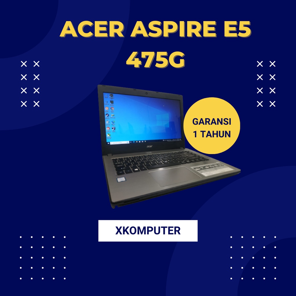 Jual Acer Aspire E5 475G Core i3-6006U | Shopee Indonesia
