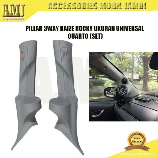 Jual PILLAR AUDIO MOBIL 3WAY RAIZE ROCKY UKURAN UNIVERSAL BY QUARTO ...
