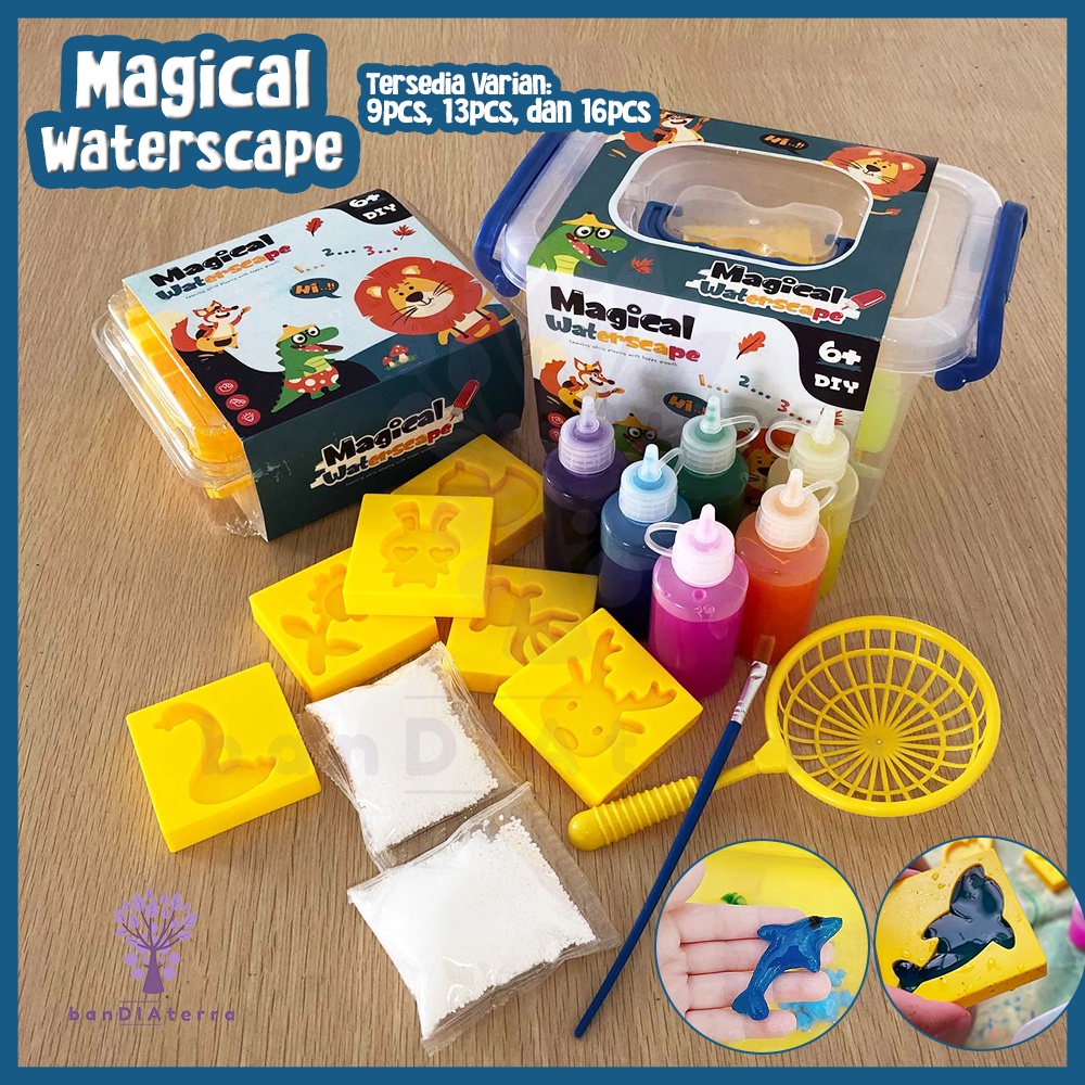 Jual Bandiaterra Gel Magical Waterscape / Mainan Jelly bentuk hewan dan ...