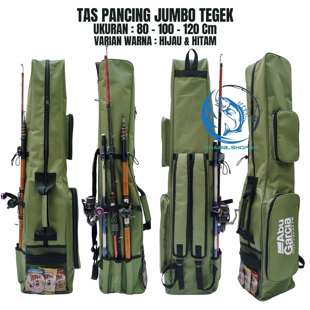 Jual Tas Pancing Jumbo Ransel Waterproof Ukuran 80/100/120 Cm Muat 7-8 ...