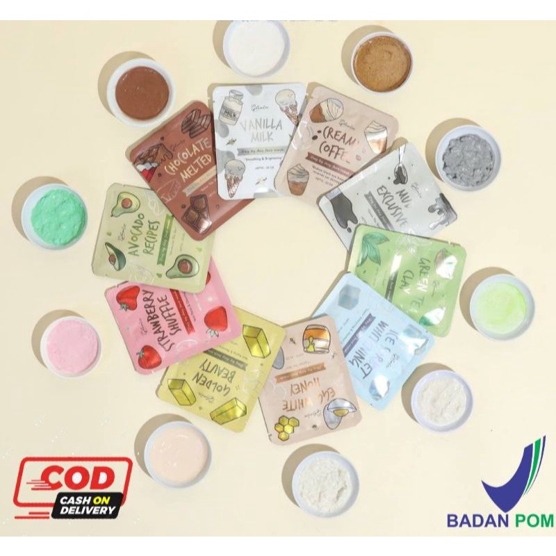 Jual AA | Masker Wajah Lea Gloria 20g (KEMASAN BARU) | Shopee Indonesia