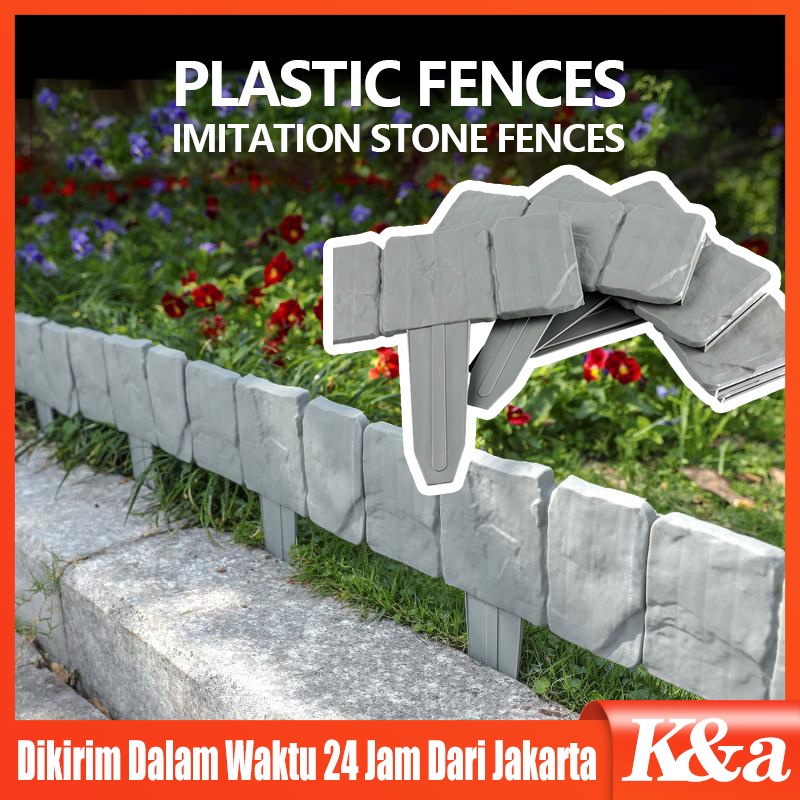 Jual Pagar kebun / Pagar plastik / Pagar Plastik PVC Putih Pagar Jalan ...