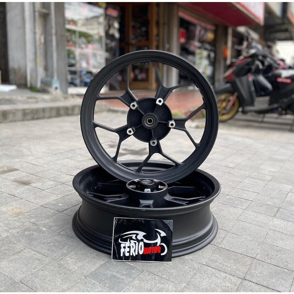 Jual Velg pelek VRossi Rattle Yamaha R15 V2 Hitam | Shopee Indonesia