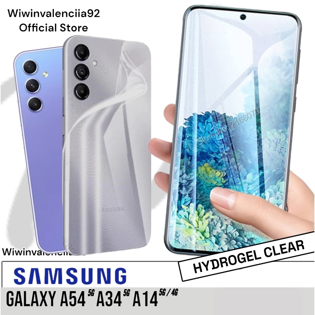Jual HYDROGEL Bening Front/Back SAMSUNG A56 A36 A55 A54-5G A16 A15 A14 A53 A52s A26 A25 A23 A52 ...