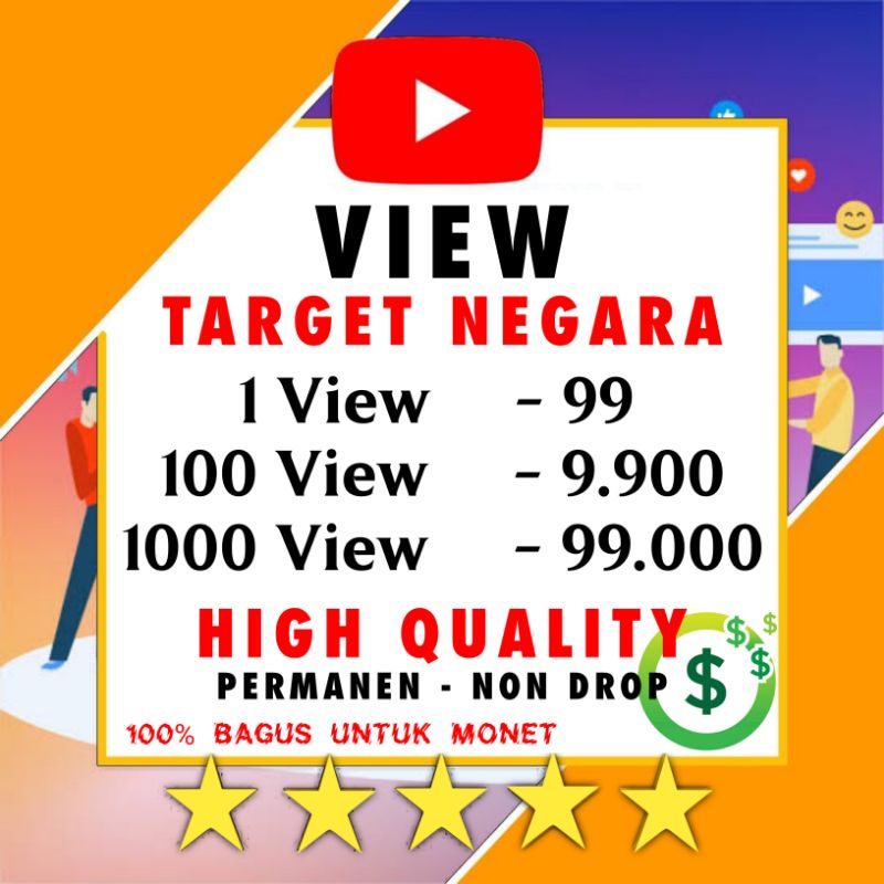 Jual VIEWER YOUTUBE MONET !! REAL AKTIF - SANGAT BAGUS UNTUK MONET !! BISA TAMBAH DOLAR ...