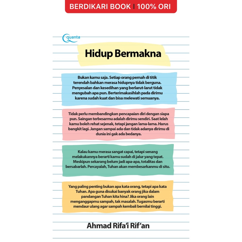 Jual Berdikari - Hidup Bermakna - Gramedia | Shopee Indonesia