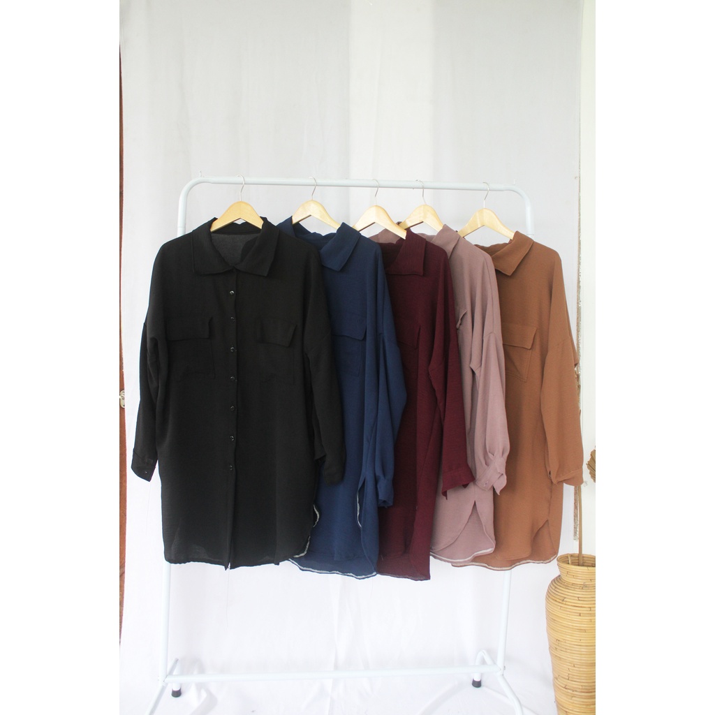 Jual TUNIK CANTIK CRINKLE PREMIUM/TATA TUNIK | Shopee Indonesia