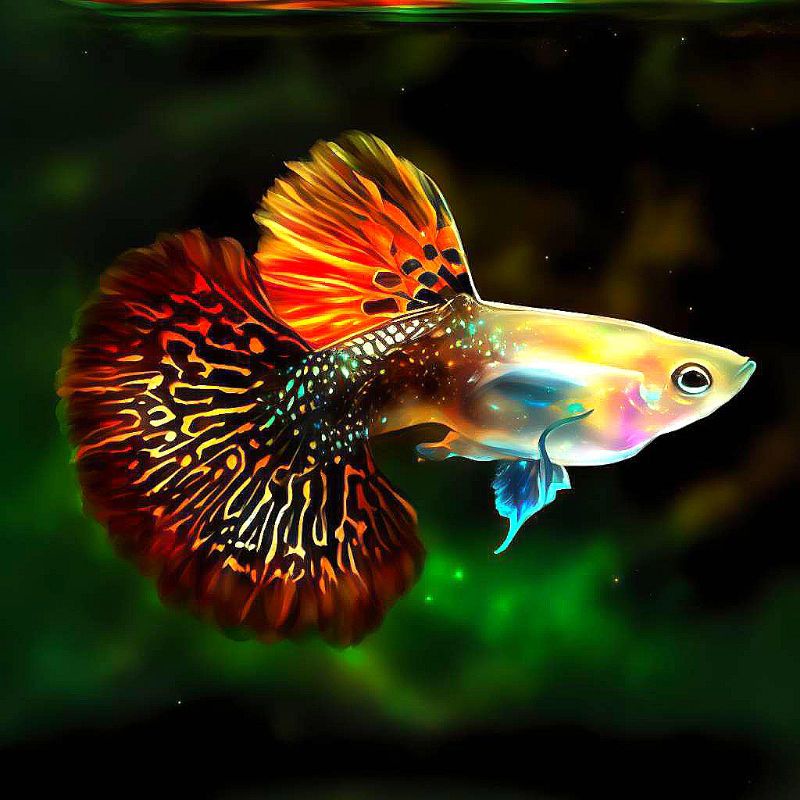 Jual Guppy Red Dragon | Shopee Indonesia