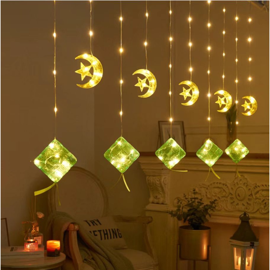 Jual Lampu Lebaran Dekorasi Idul Fitri Lebaran EID Mubarak Ramadan ...