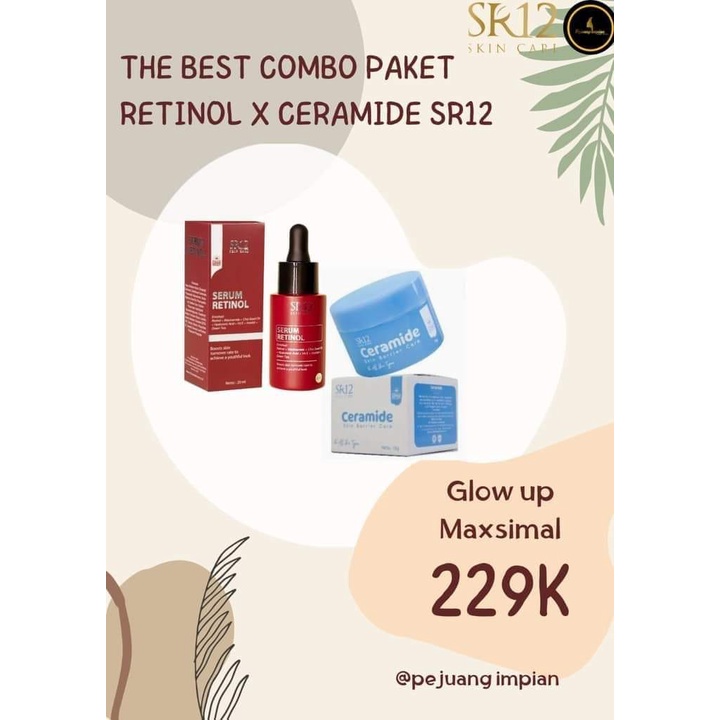 Jual the best combo paket retinol x ceramide | Shopee Indonesia