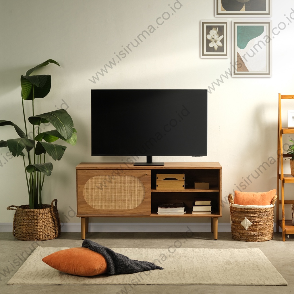 Jual Lemari Buffet Rak Meja TV Stand Minimalis YALE TV 120 - ISIRUMA ...