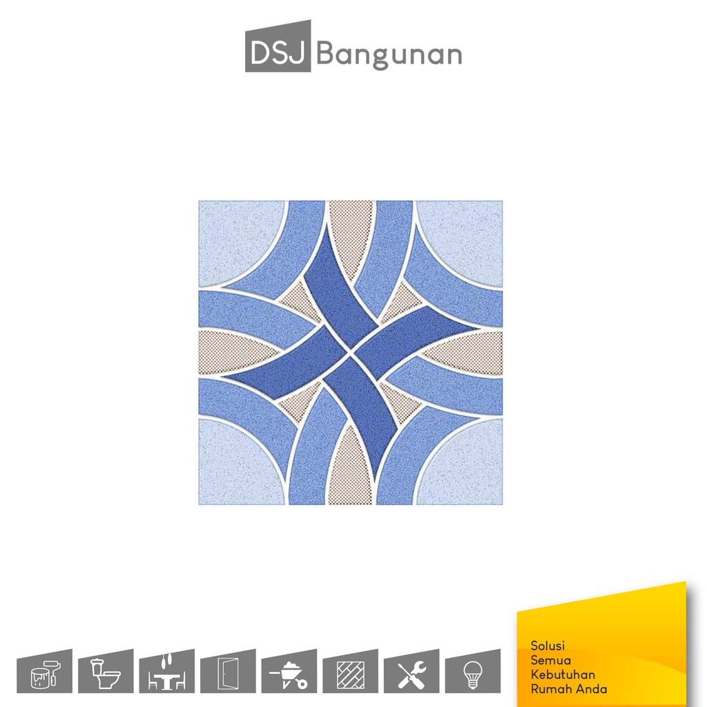 Jual Mulia Spectrum 20X20 Jordan Blue / Keramik Lantai | Shopee Indonesia