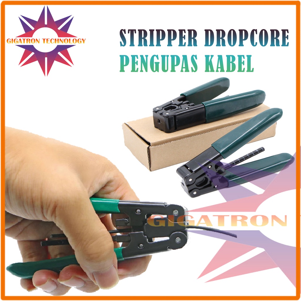 Jual Drop Cable Stripper Fiber Optik FTTH / FO Tool Drop Striper ...