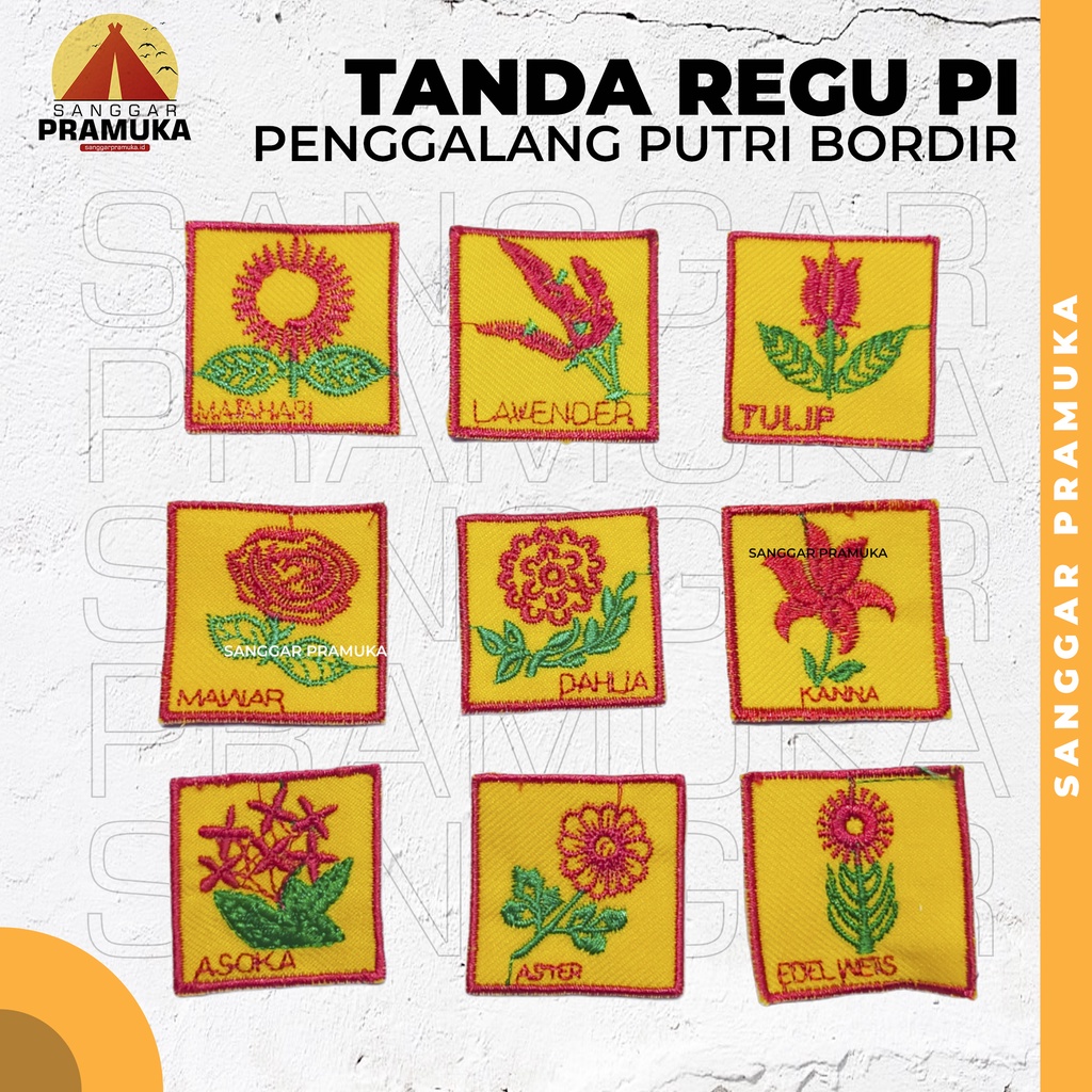 Jual Tanda Regu Pramuka / Nama Tumbuhan / Flora | Shopee Indonesia