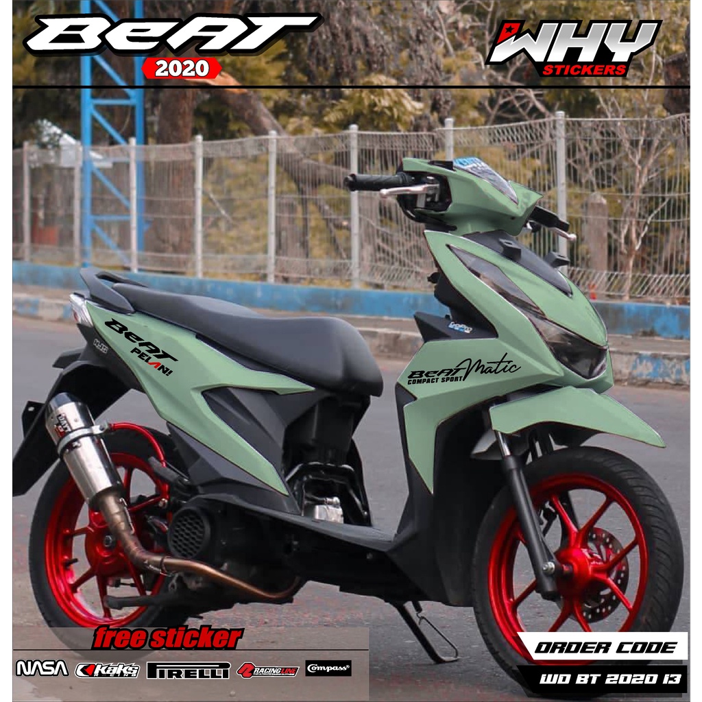 Jual Decal Beat Deluxe 2021 2022 Full Body Stiker Street New Sticker ...