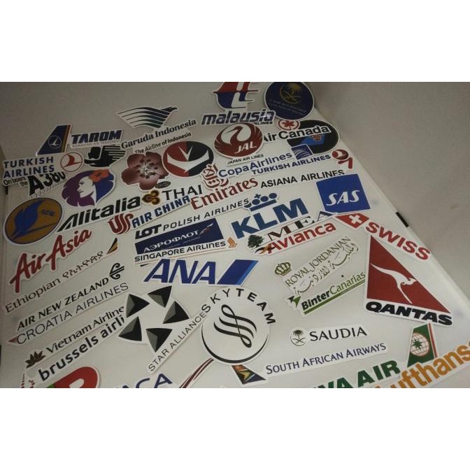 Jual Sticker Koper Rimowa Airlines / Travel Label Rimowa 50Pcs Good ...