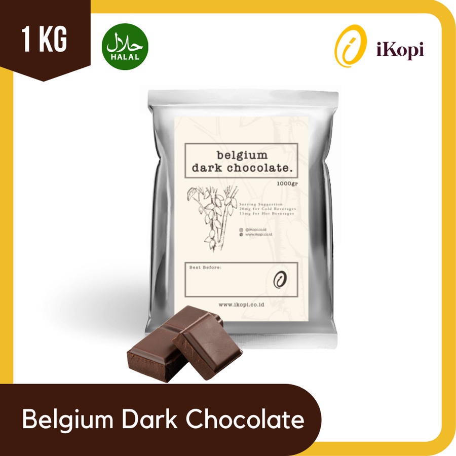 Jual Ikopi Powder Belgium Dark Chocolate | Bubuk Minuman Rasa Belgium ...