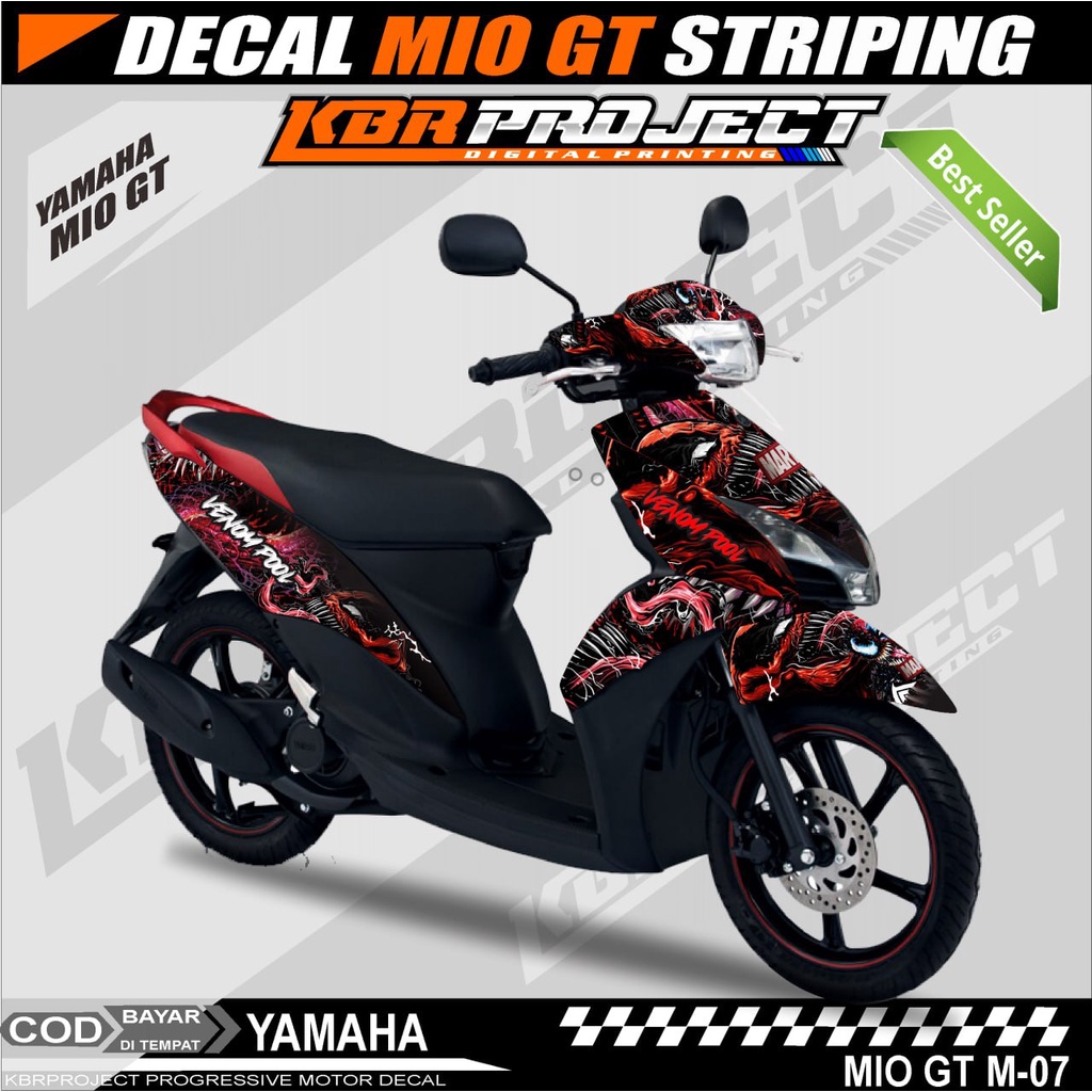 Jual MIO GT 2013 STIKER MOTOR KEREN DECAL STIKER FULL BODY LIS VARIASI ...