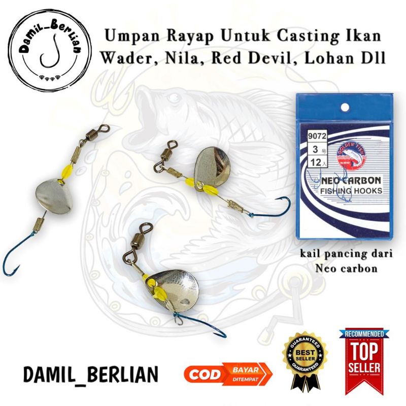 Jual Umpan Rayap Untuk Casting Ikan Wader KAIL NEO DAMIL_BERLIAN ...