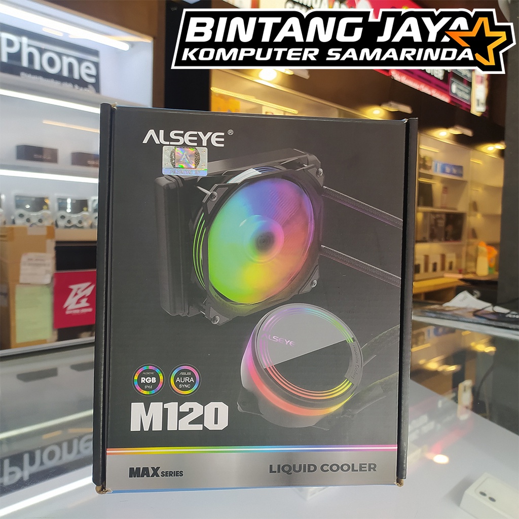 Jual Liquid Cooler CPU RGB Alseye M120 MAX Series - SIngle Fan - Intel ...