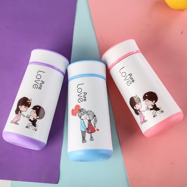 Jual B ( B30 ) MY BOTTLE KACA KARAKTER BOTOL KACA PURE LOVE | Shopee ...