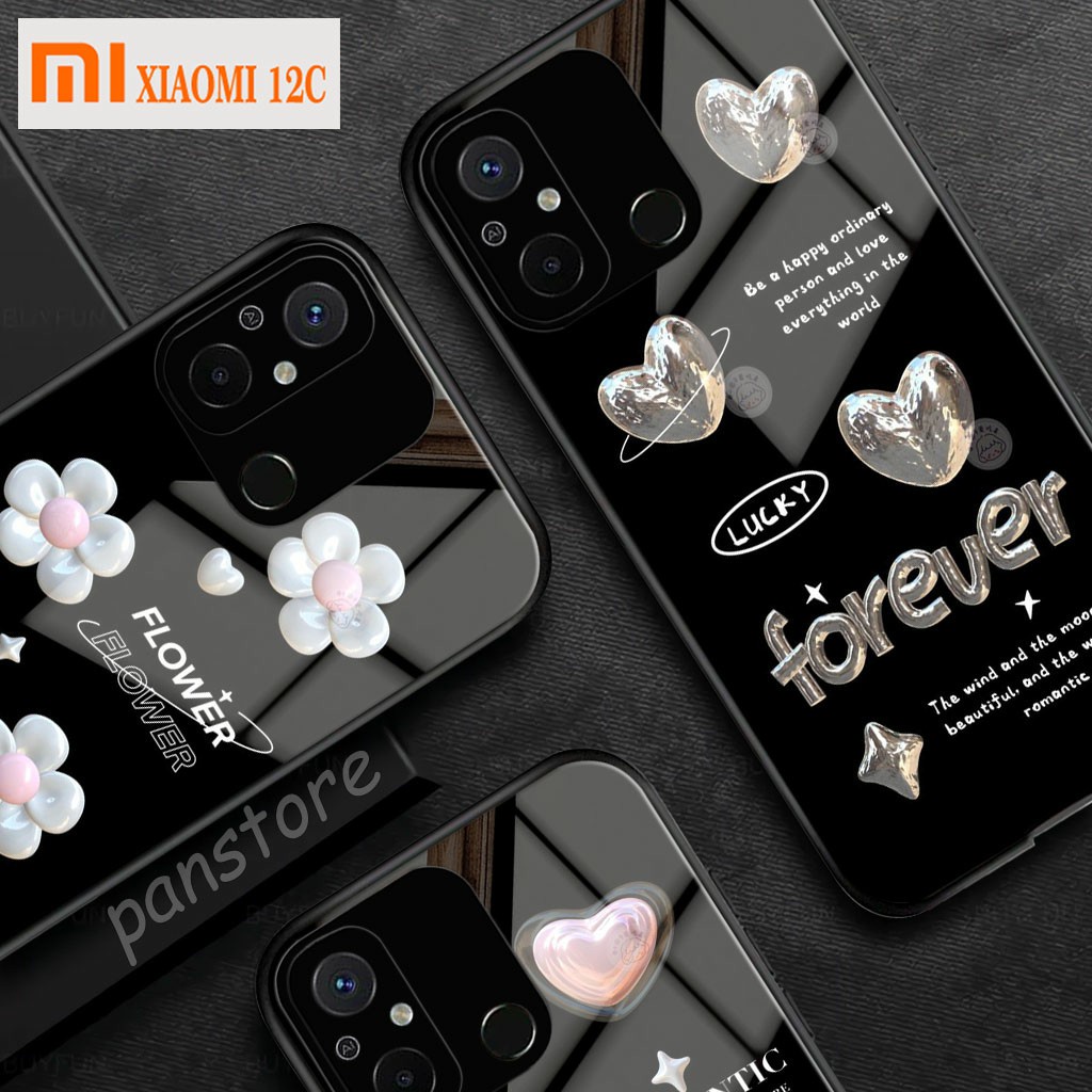 Jual New Softcase Glossy Glass Xiaomi Redmi 12C Terbaru [SK-03] Casing ...