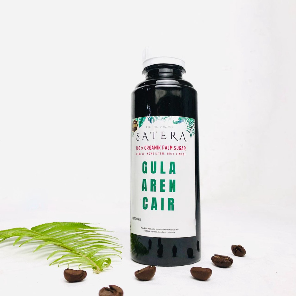 Jual Sirup Gula Aren Cair Premium SATERA 250 ML 100% Brown Palm Sugar ...
