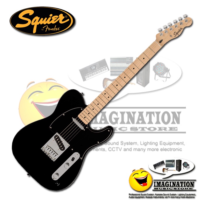 Jual Squier FSR Bullet Telecaster Electric Guitar, Maple FB, Black | Shopee Indonesia