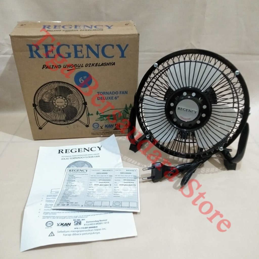 Jual Kipas Angin Regency DLX06 Deluxe Fan 6 Inch / Kipas Lantai Meja 6 ...