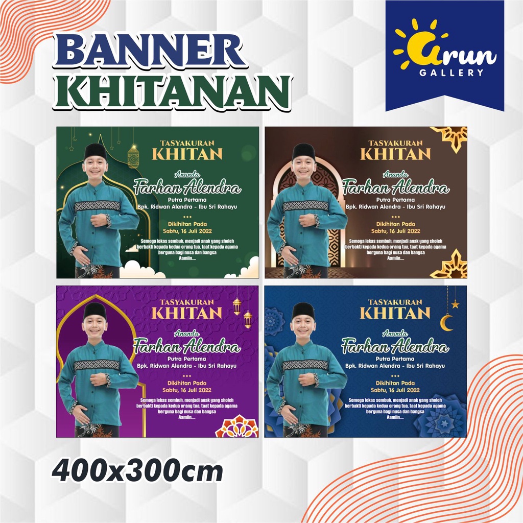 Jual BANNER KHITAN / SPANDUK SYUKURAN KHITAN / SPANDUK KHITANAN 400 x ... Jual BANNER KHITAN / SPANDUK SYUKURAN KHITAN / SPANDUK KHITANAN 400 x ...