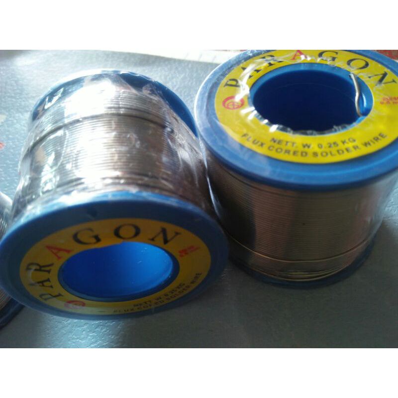 Jual Timah Paragon 1 Roll Besar / Timah Paragon 250 gram / Timah Solder ...