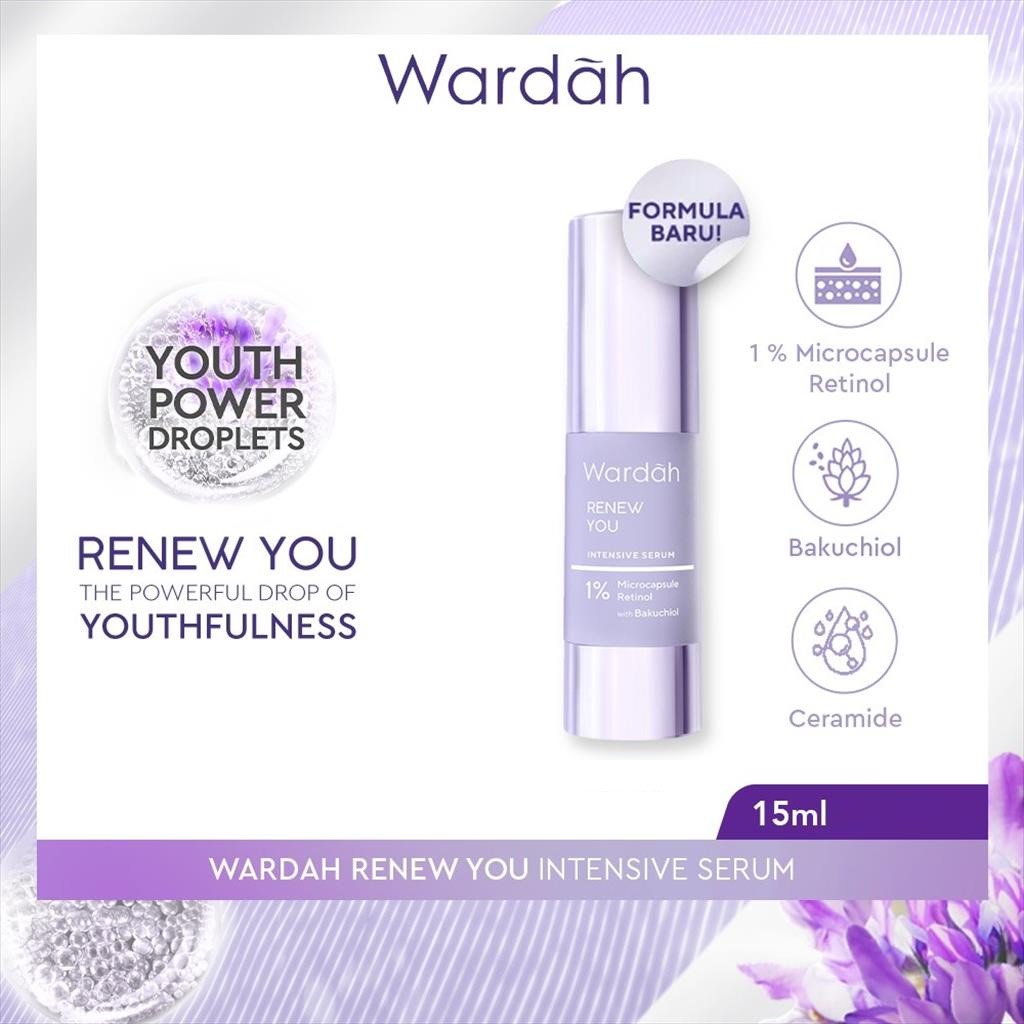 Jual ️ LIVI ️ Wardah Renew You Intensive Serum 15ml | Shopee Indonesia