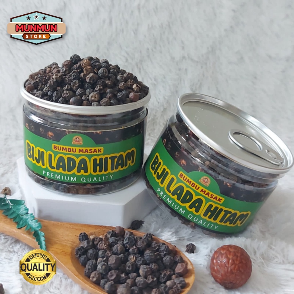 Jual Pet Can Rempah Biji Lada Hitam Bumbu Dapur Merica Bulat Black ...