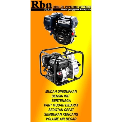 Jual Pompa Air Robin RBN Plus WPR 300 - 3 inch | Shopee Indonesia
