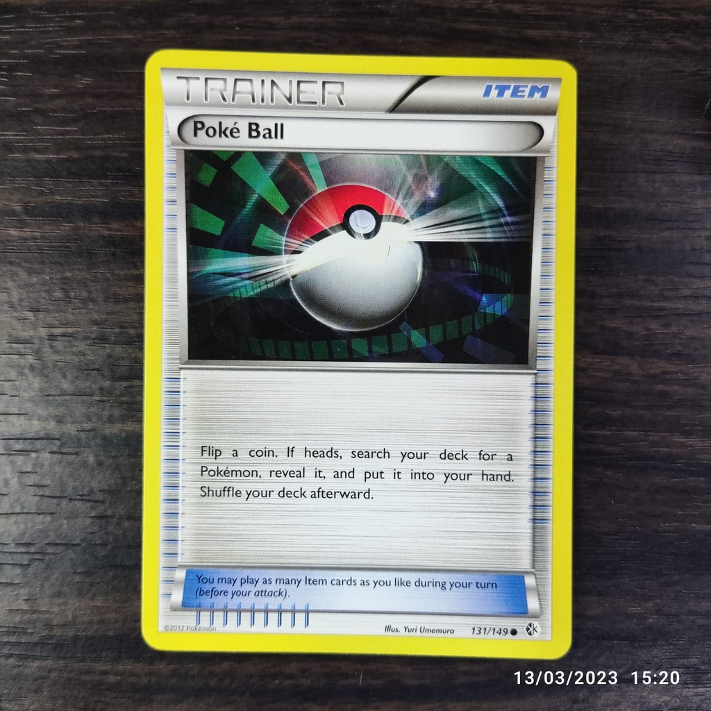 Jual pokemon english poke ball 131/149 Common original | Shopee Indonesia
