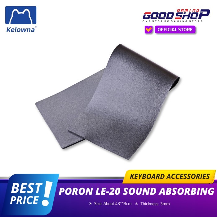 Jual Kelowna Poron LE-20 Sound Absorbing (2,5m) Foam Keyboard | Shopee ...