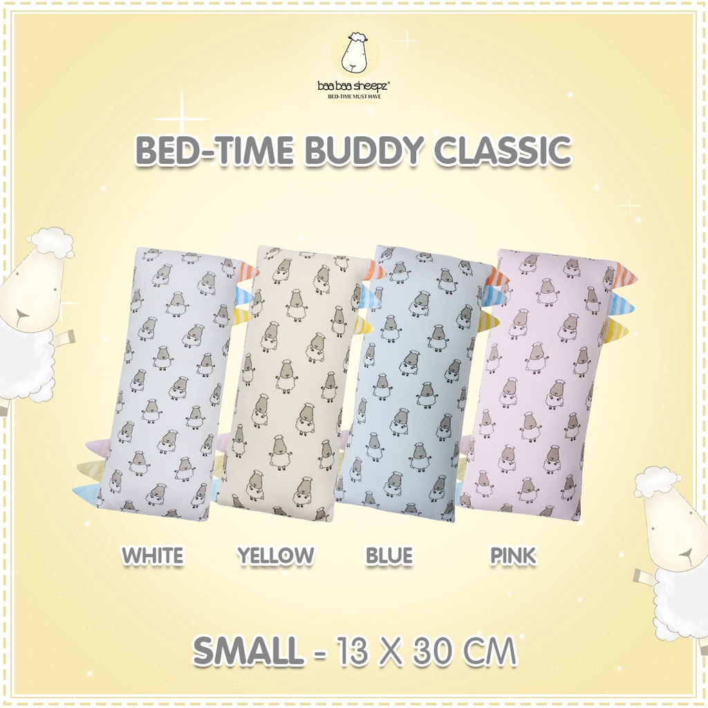 Jual Baabaasheepz Bedtime Buddy Small Sheepz with Color & Stripe tag - Small 13X30CM / Bantal ...