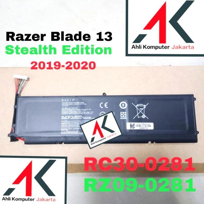 Jual Baterai Razer Blade 13 Stealth RZ09-0281 RC30-0281 2018-2019-2020 Ori | Shopee Indonesia