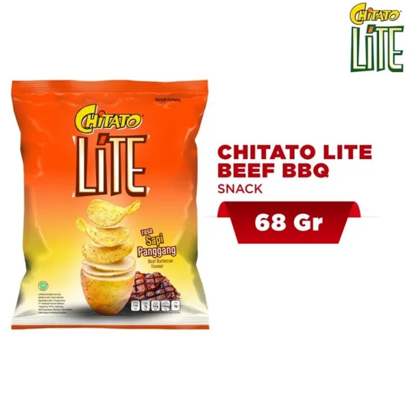 Jual CHITATO Lite Keripik Kentang Beef Barbecue 68 g | Shopee Indonesia