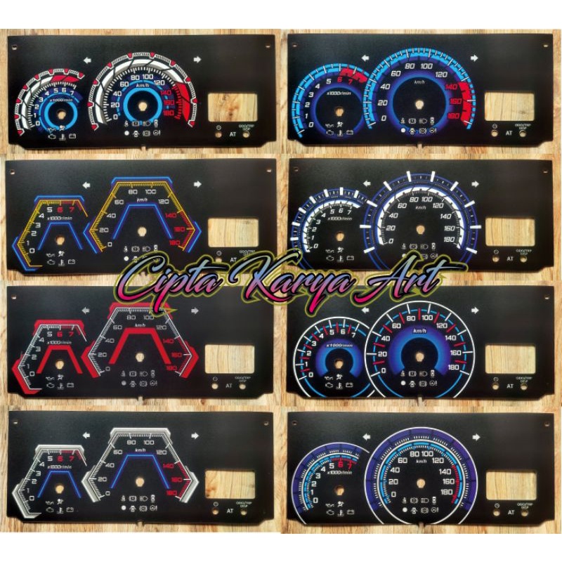 Jual papan spedometer ALL NEW AVANZA variasi custom | Shopee Indonesia