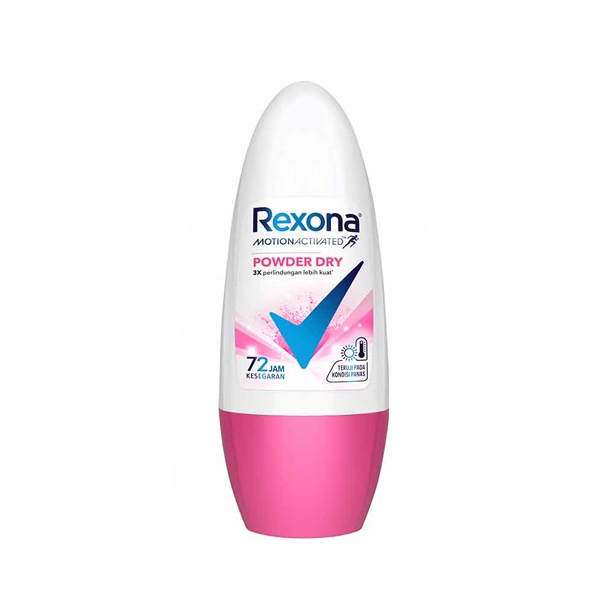 Jual REXONA WOMEN POWDER DRY ROLL ON 45 ML - DEODORANT | Shopee Indonesia