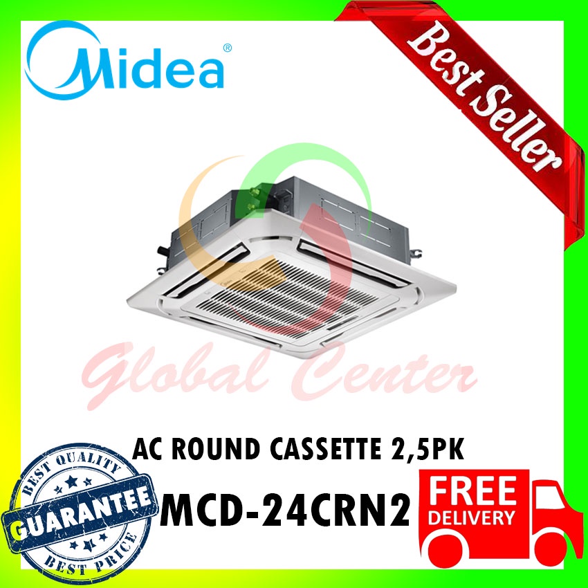 Jual MIDEA AC Round Cassette, 2,5 PK MCD-24CRN2 GARANSI RESMI | Shopee Indonesia