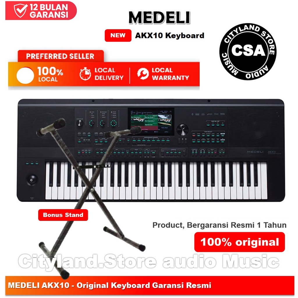 Jual Medeli AKX10 Aranger Keyboard 61 keys Original | Shopee Indonesia