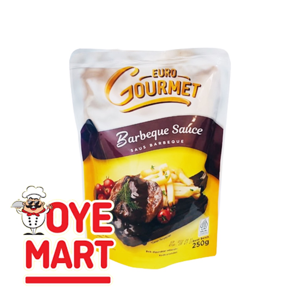Jual EURO GOURMET BARBEQUE SAUCE 250GR SAUS BBQ | Shopee Indonesia