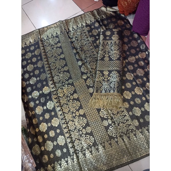 Jual KAIN/BAHAN SONGKET RAKAM / SONGKET LEPUS / SONGKET PALEMBANG ...