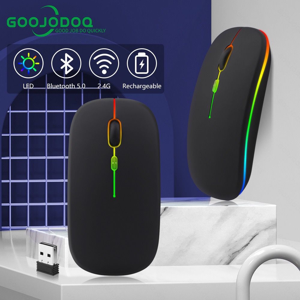 Jual [ Cod Instant ] Mouse Bluetooth Rechargeable Wireless Mouse Ultra ...