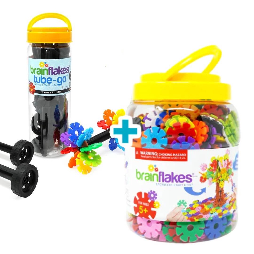 Jual Brain Flakes Bundle 500 Discs Set and Tube Go Wheels | Shopee ...